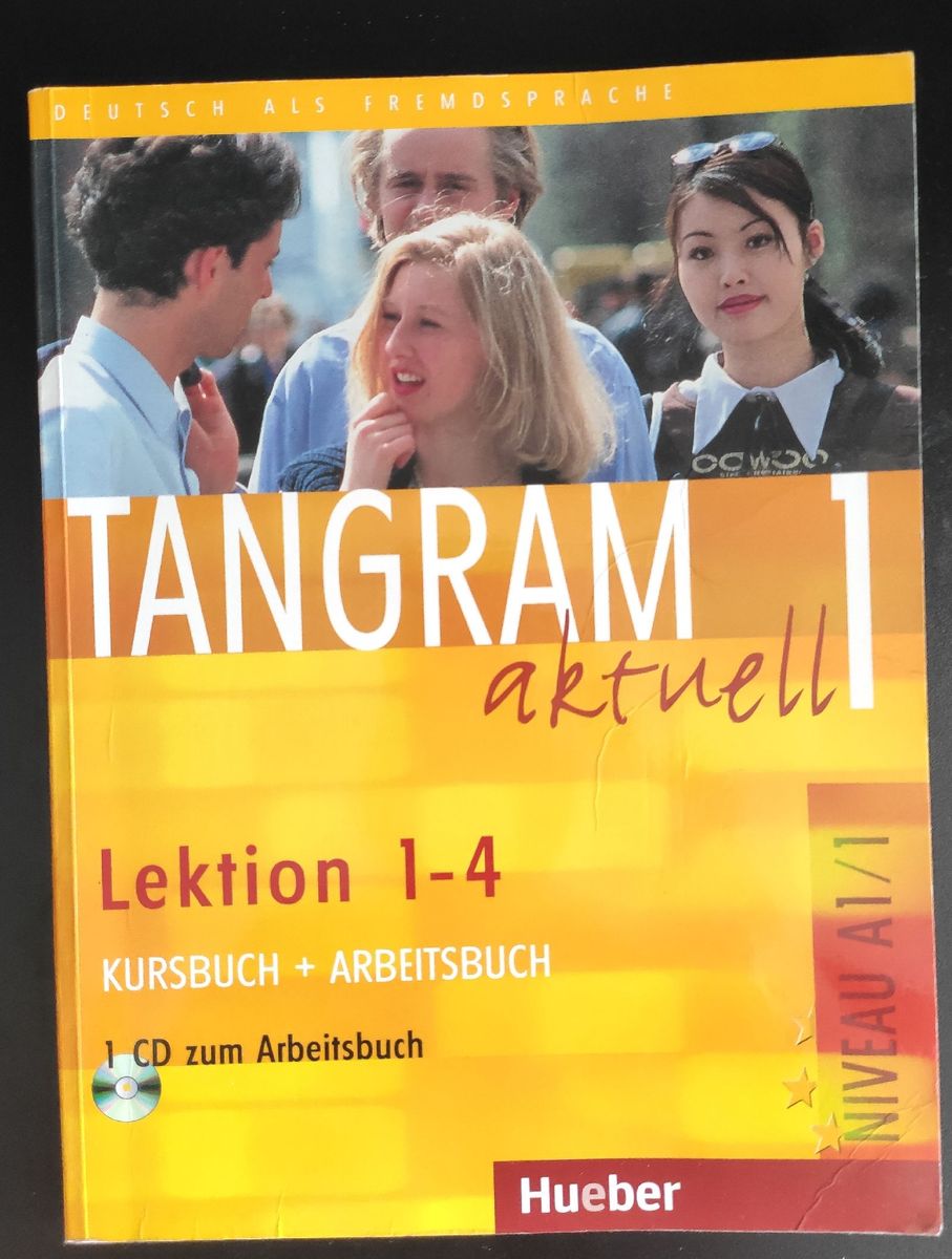 Tangram Aktuell 1 Kursbuch & Arbeitsbuch Lektion 1-4 C/ Cd (texto + Exercicio) | Livro Hueber ...