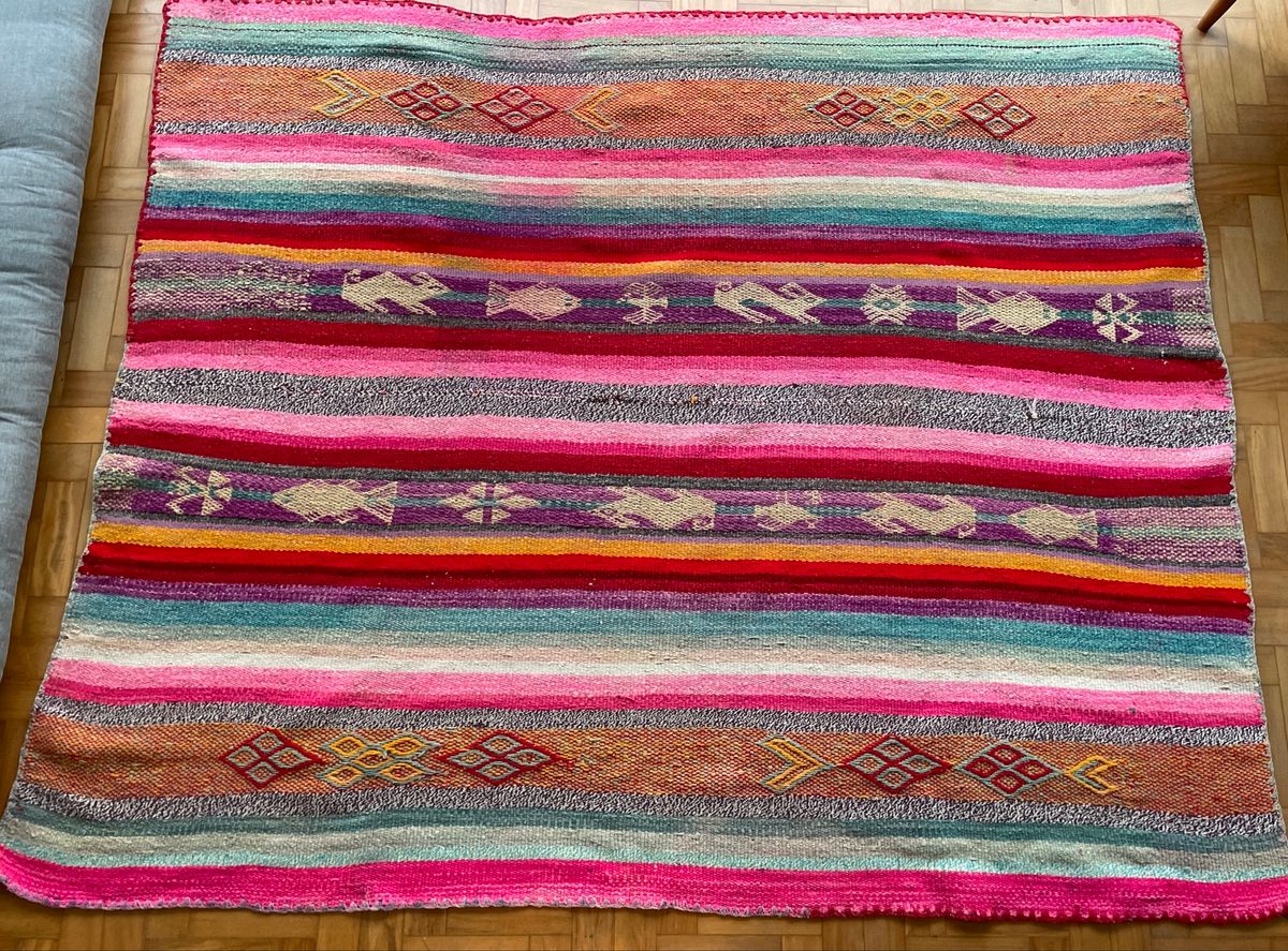 Tapete Boho Peruano Colorido | Item de Decoração Usado 85633610 | enjoei