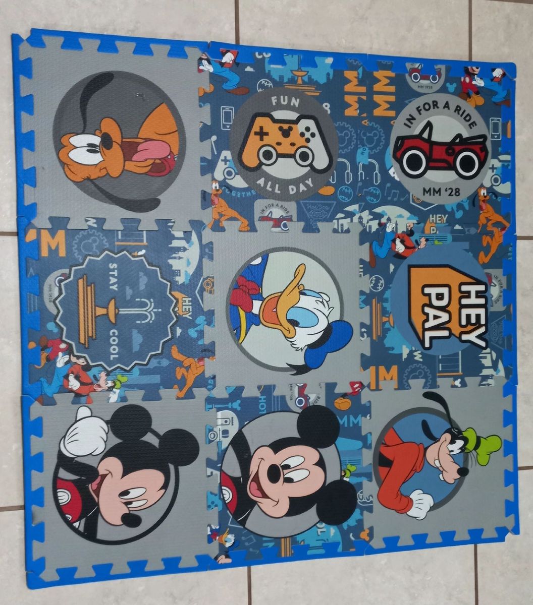Tapete de Atividades Encaixe | Mouse p/ Computador Disney Usado ...