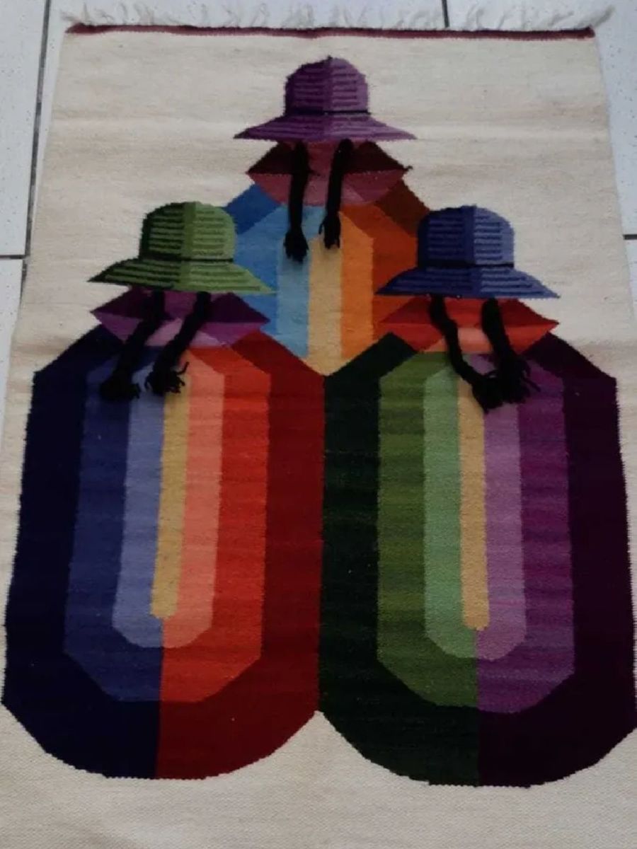 Tapetes Peruanos Conjunto Original 100% Lã | Item de Decoração ...