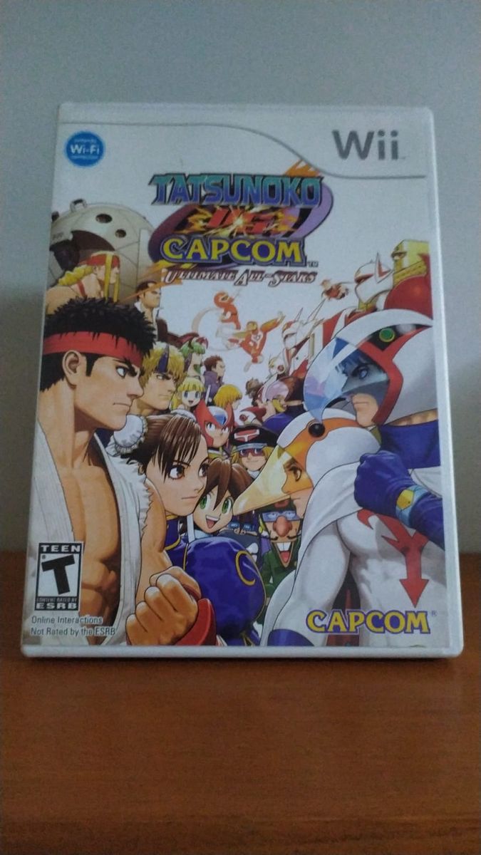Tatsunoko Vs Capcom - Wii - Original - Americano - Completo - Raro ...