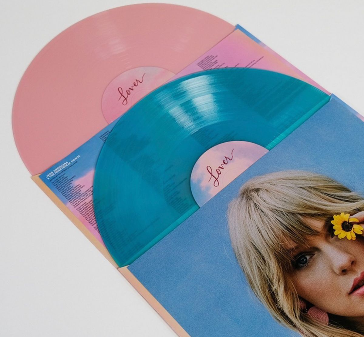 Taylor Swift - Lover (pink & Blue Vinyl) | Item de Música Taylor Swift ...