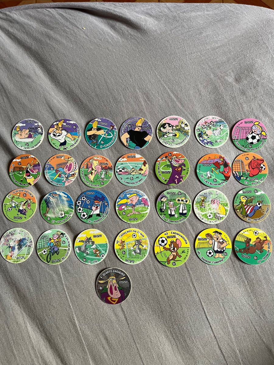 Tazo Cartoon Network | Produto Vintage e Retro Elma Chips Usado ...