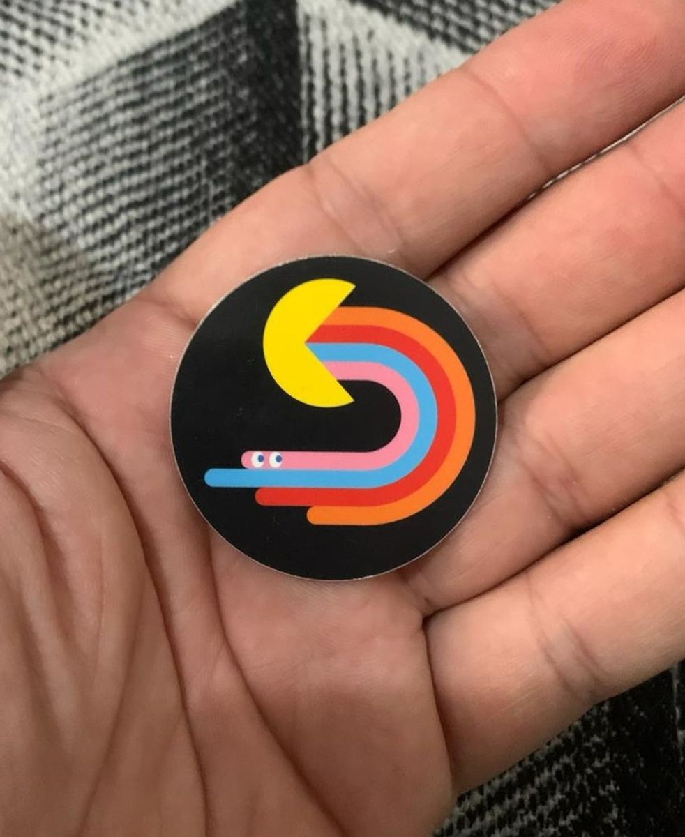 Tazo Elma Chips Edição Pac Man Color | Cacareco Elma Chips Nunca Usado ...