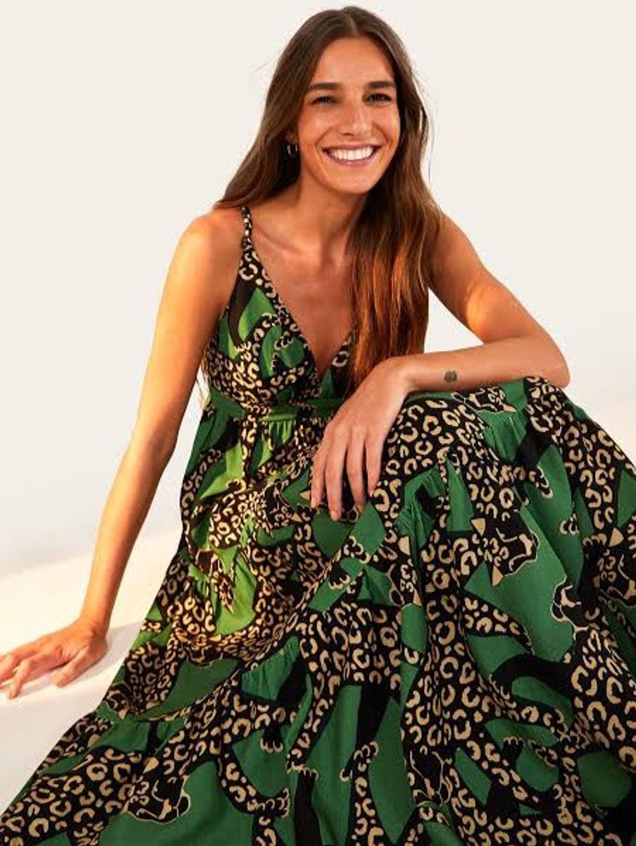 Tecido Original Farm | Vestido Feminino Farm Nunca Usado 75961817 | enjoei