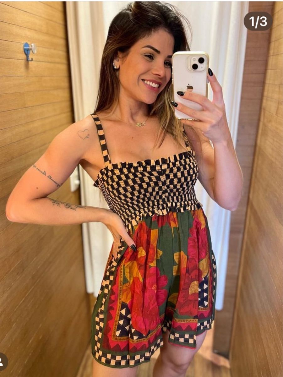 Tecido Original Farm | Produto Feminino Farm Nunca Usado 78365464 | enjoei