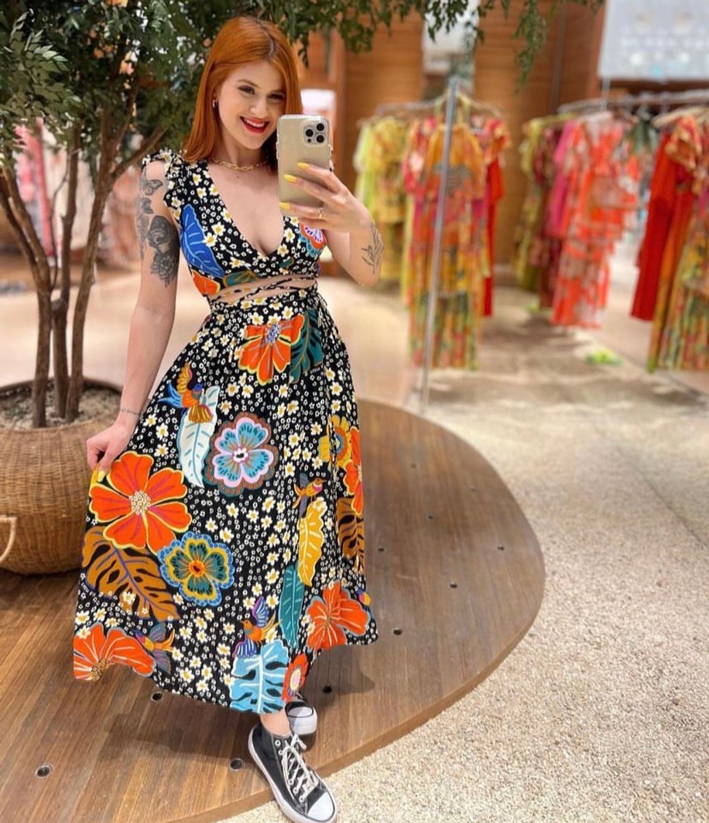 Tecido Original Farm | Produto Feminino Farm Nunca Usado 79819981 | enjoei