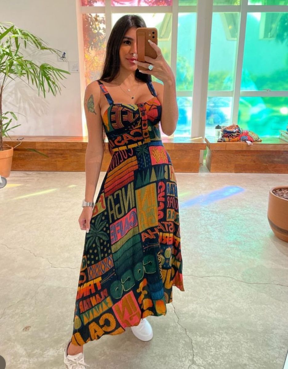 Tecido Original Farm | Produto Feminino Farm Nunca Usado 78976774 | enjoei