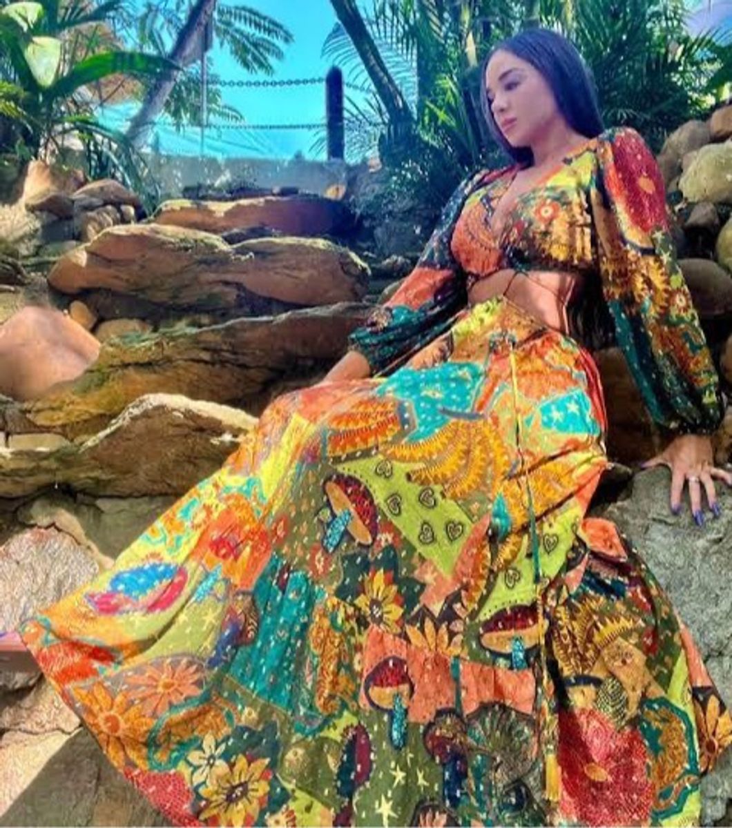 Tecido Original Farm | Produto Feminino Farm Nunca Usado 78609754 | enjoei