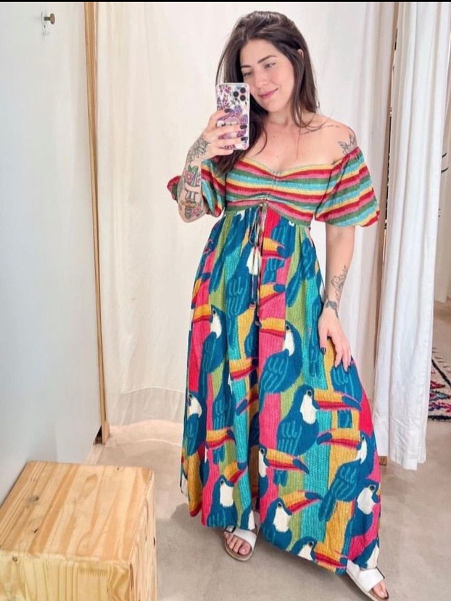 Tecido Original Farm | Produto Feminino Farm Nunca Usado 78363144 | enjoei