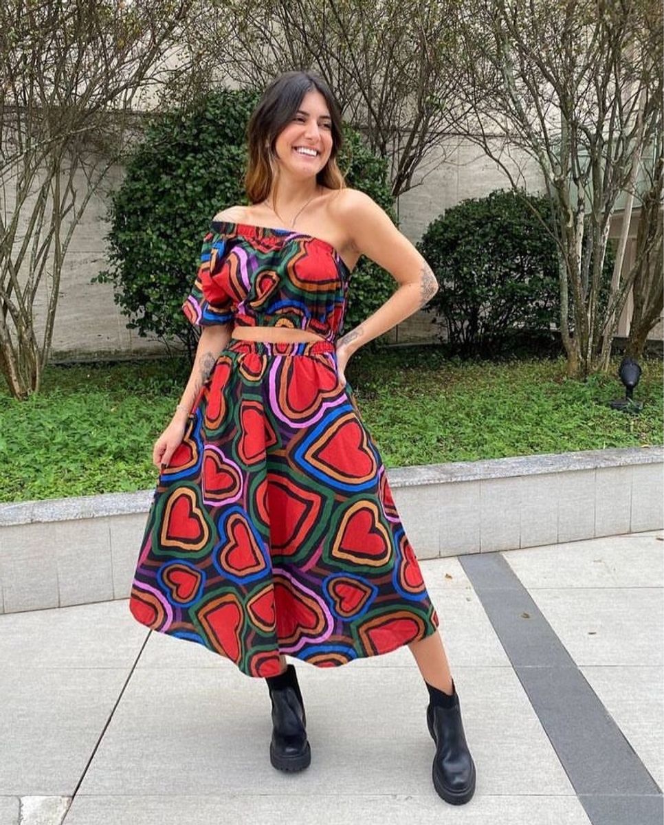 Tecido Original Farm | Produto Feminino Farm Nunca Usado 77810623 | enjoei