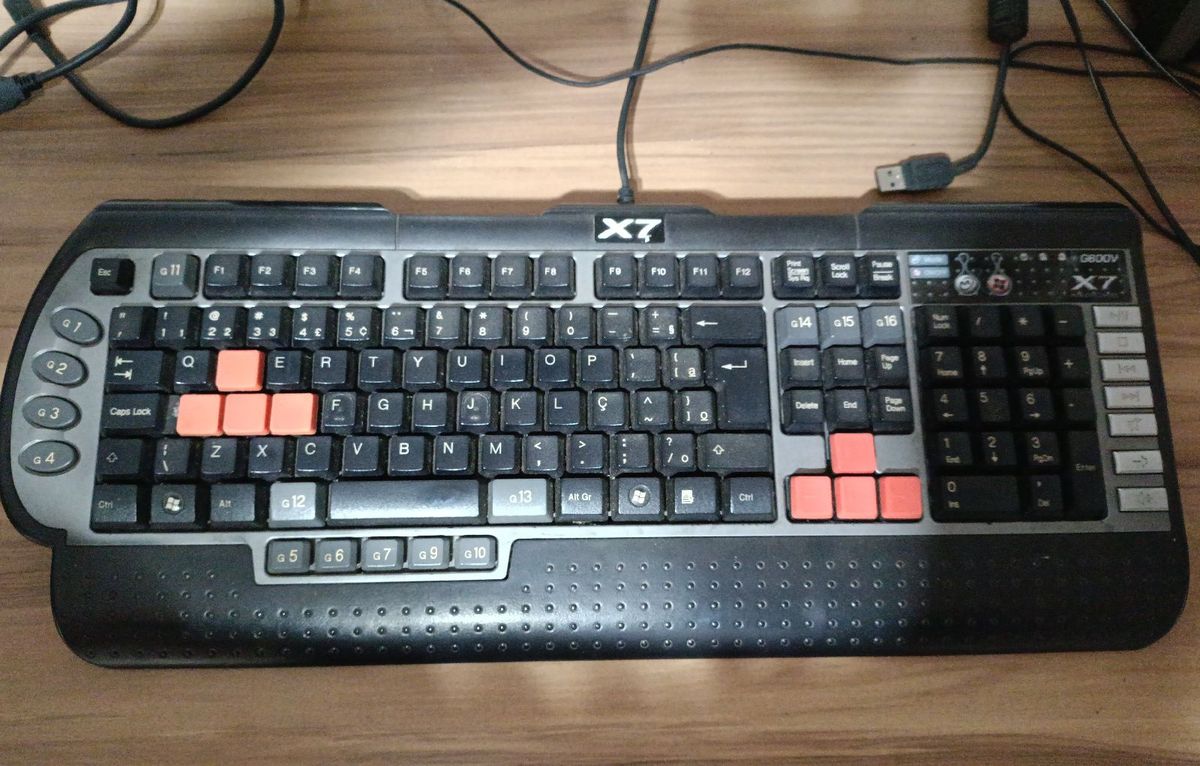 Teclado A4tech X7 G800v | Mouse p/ Computador A4tech Usado 114186146 ...