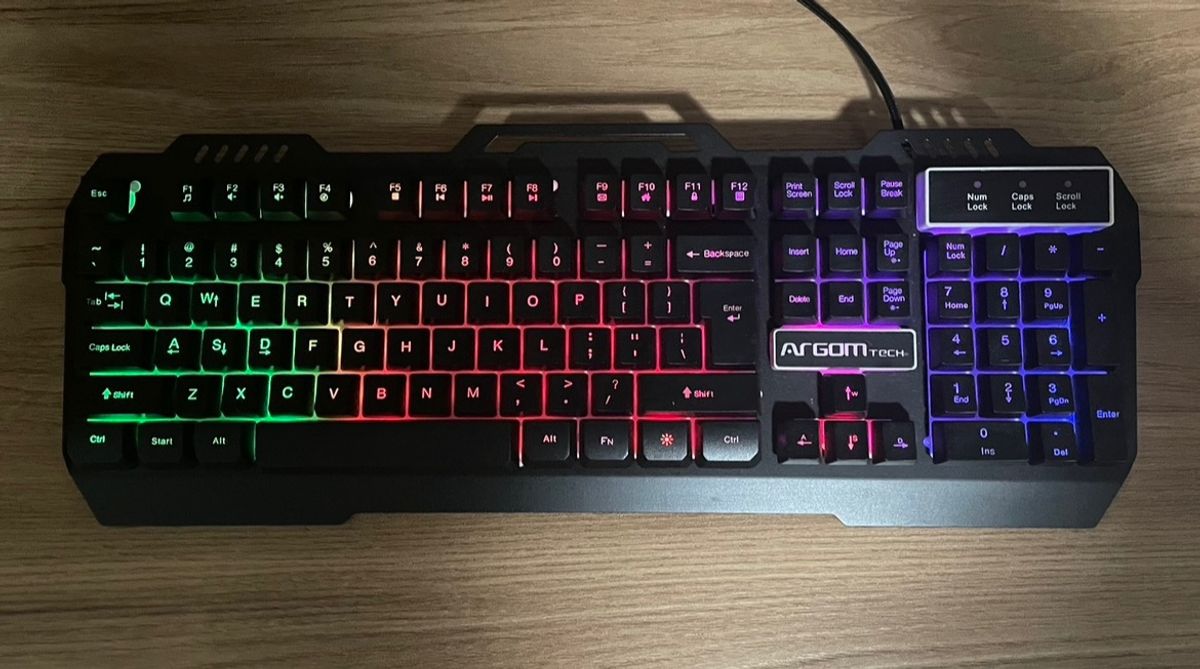 Teclado Argom Tech | Teclado p/ Computador Argom Nunca Usado 82442586 ...