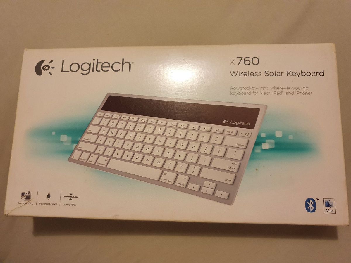 Teclado Bluetooth Logitech Solar K760 | Cacareco Logitech Usado ...