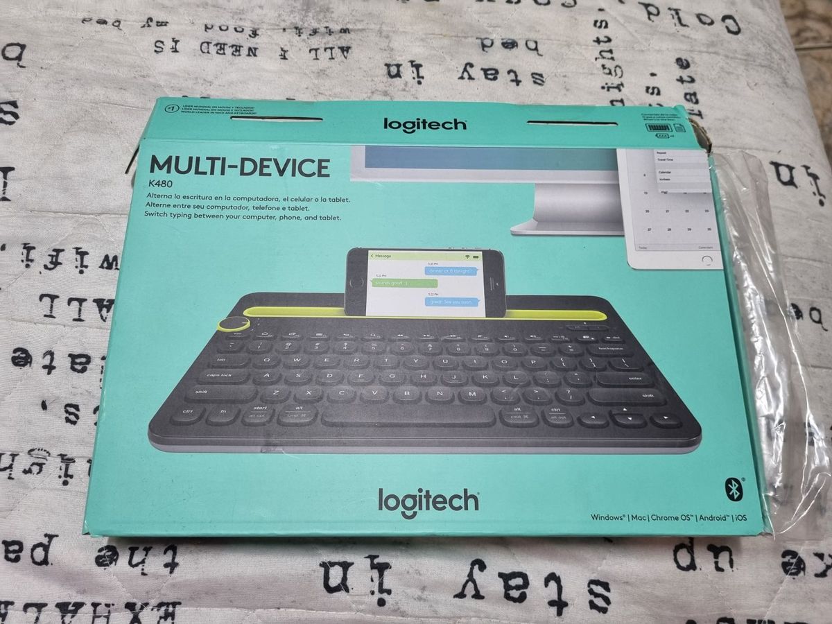 Teclado Bluetooth Logitech | Tablet Logi Nunca Usado 82689989 | enjoei