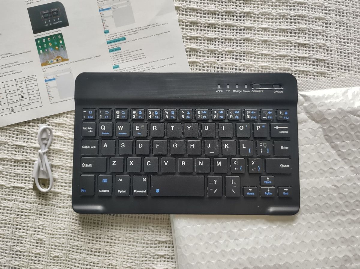 Teclado Bluetooth para Tablet Abnt2 | Blusa Feminina Nunca Usado ...