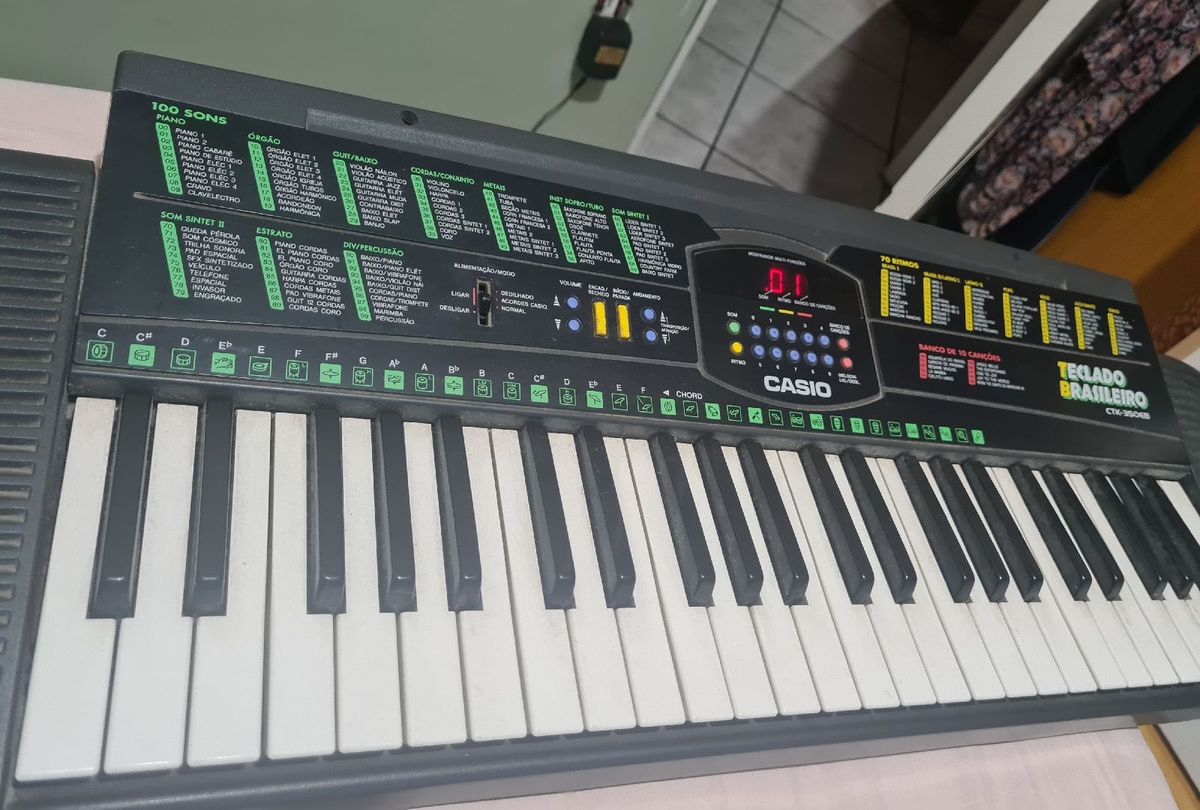 Teclado Casio Brasileiro | Teclado p/ Computador Casio Usado 76277885 | enjoei