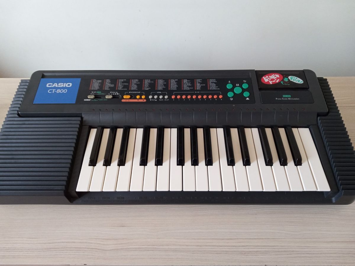 Teclado Casio Ct-800 em Japonês | Item de Música Casio Usado 107653039 ...