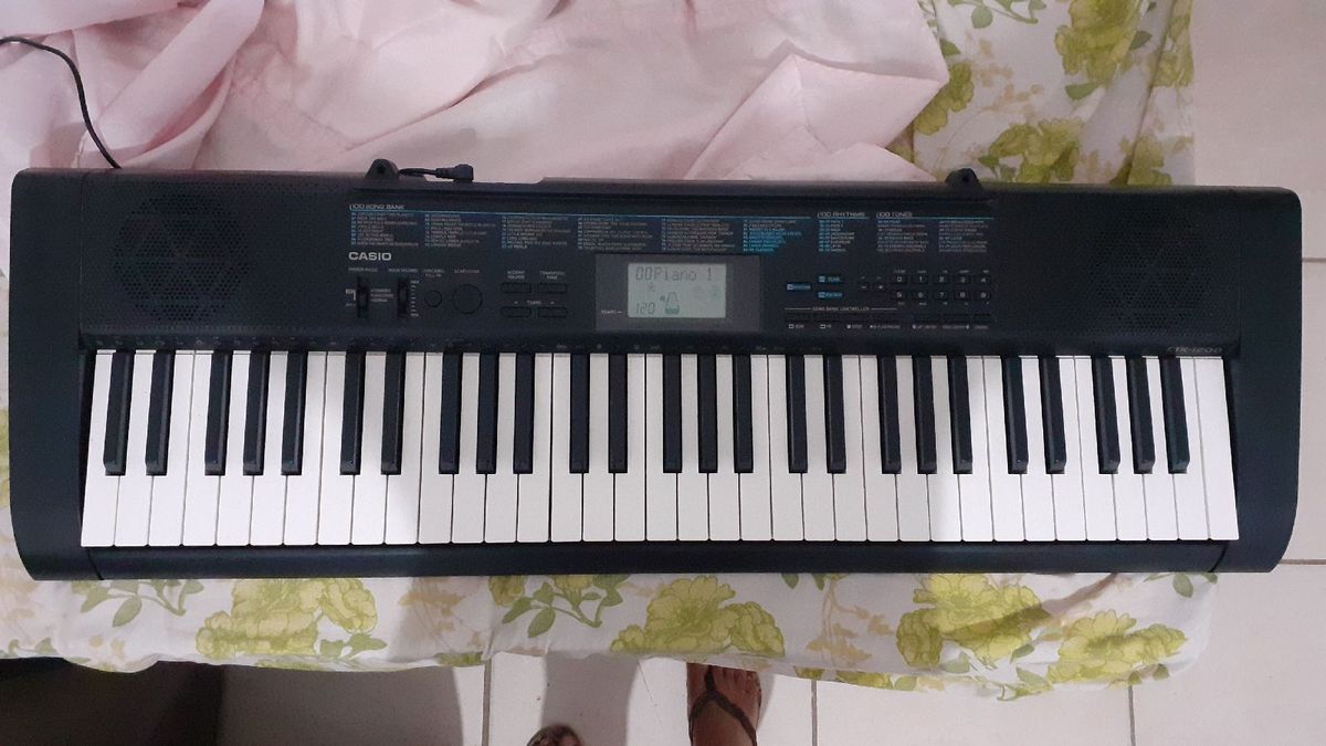 Teclado Casio Ctk 1200 | Teclado p/ Computador Casio Usado 74458256 | enjoei