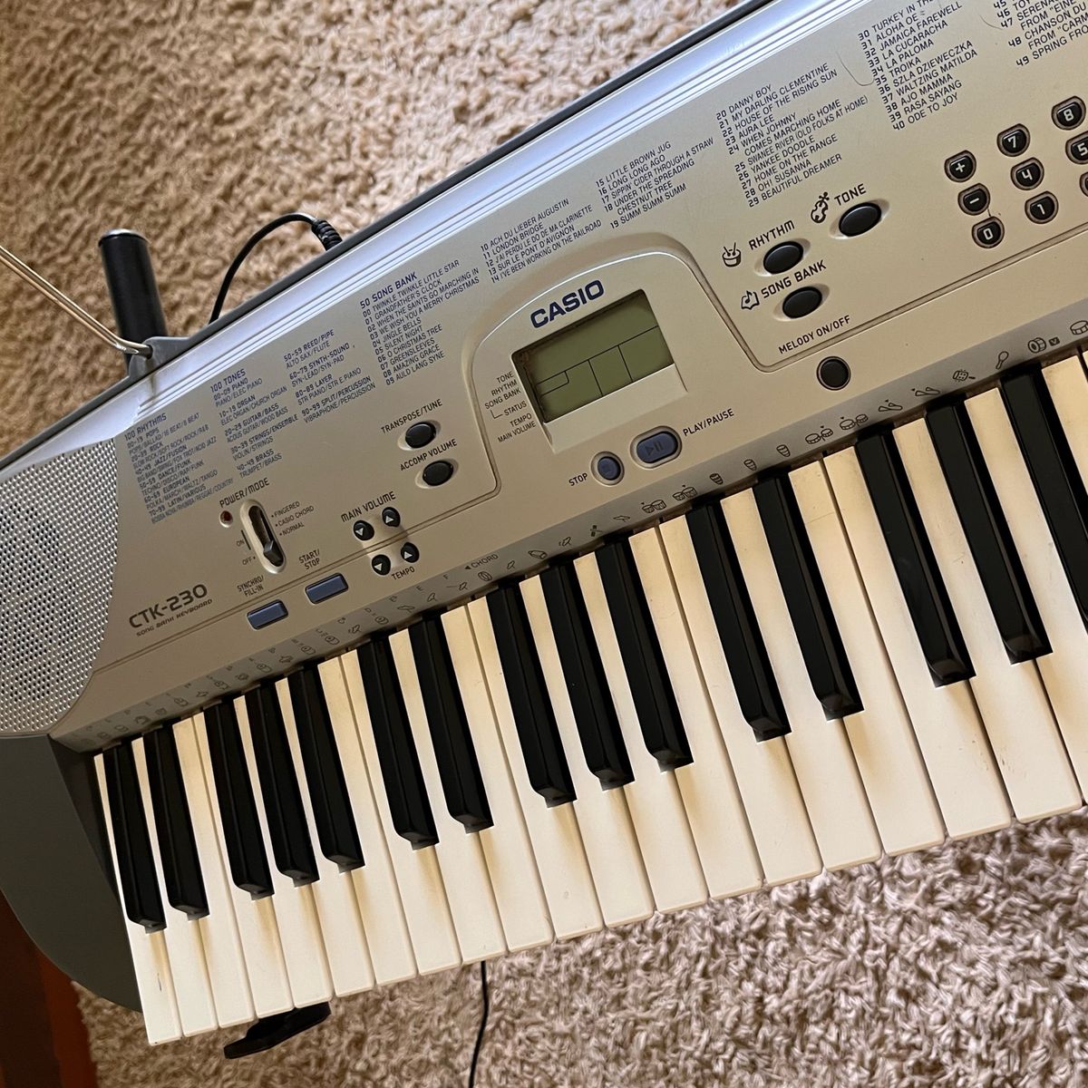 Teclado Casio Ctk 230 | Item de Música Casio Usado 81650338 | enjoei