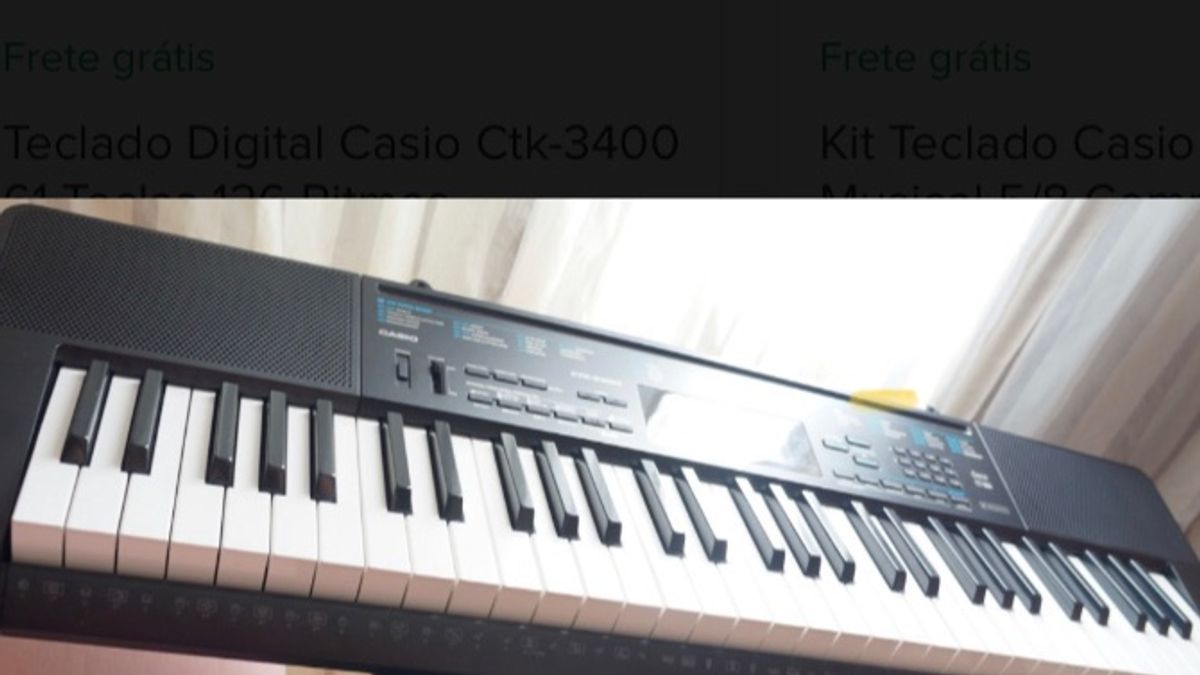 Teclado Casio Ctk 2300 | Item de Música Casio Usado 61196532 | enjoei