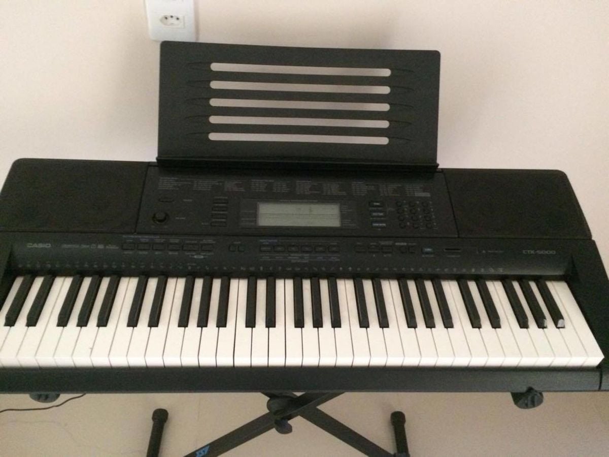 Teclado Casio Ctk-5000 Sd Card Slot 1 Ano de Uso | Item Info & Eletro ...