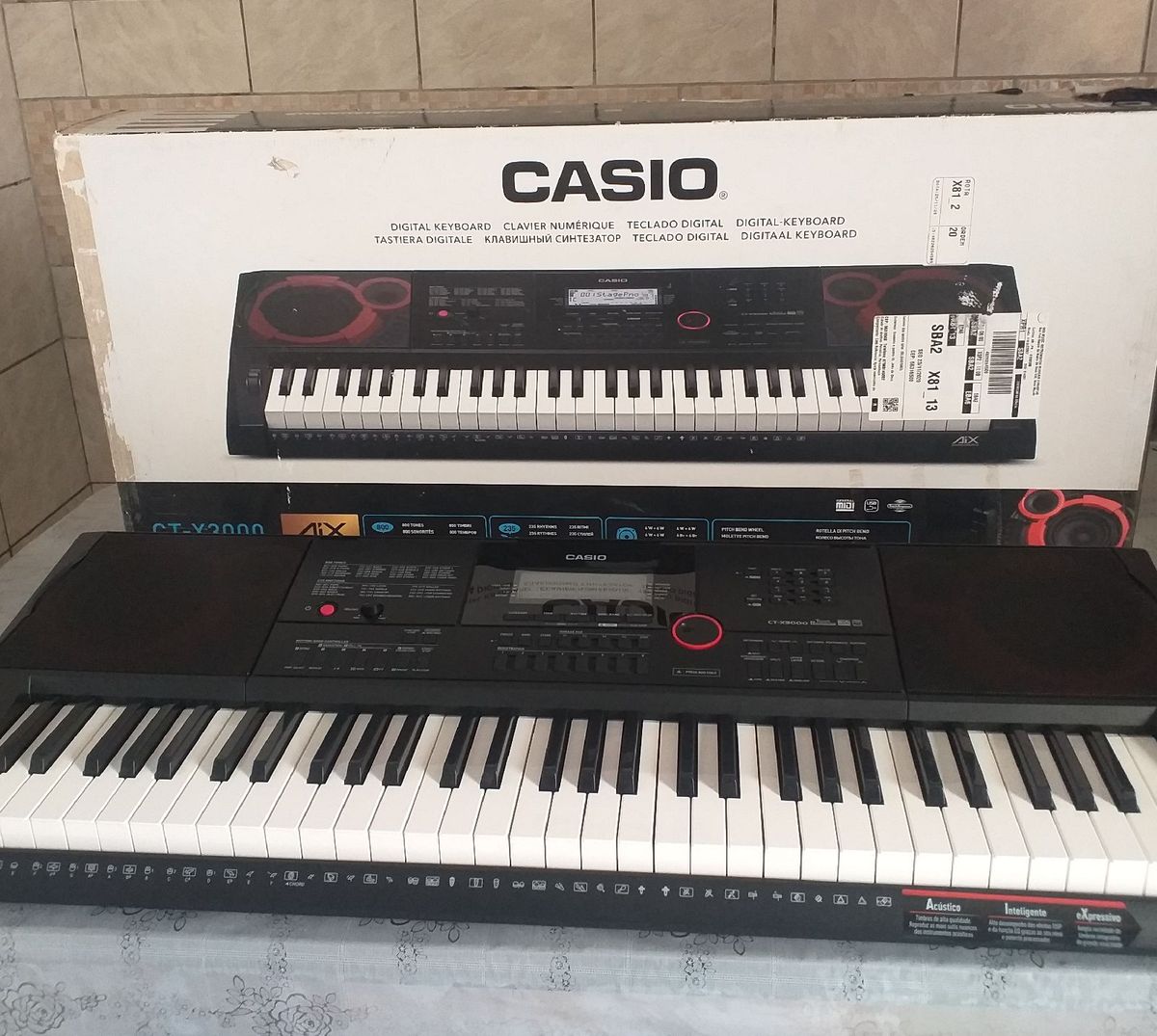 Teclado Casio Ctx 3000 Semi Novo. | Teclado p/ Computador Casio Usado 69390328 | enjoei