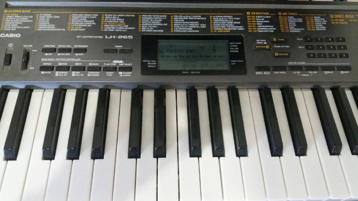 Teclado Casio Key Lighting Lk- 265 | Item de Música Casio Lk 265 Teclas Luminosas Usado 48460371 ...