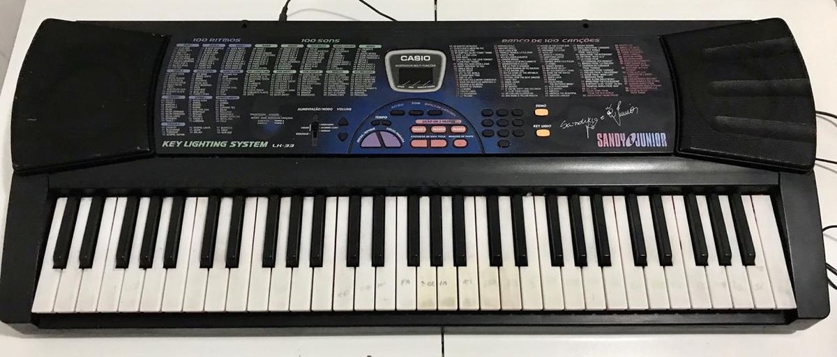 Teclado Casio Lk-33 Br Sandy Junior | Item de Música Casio Usado ...