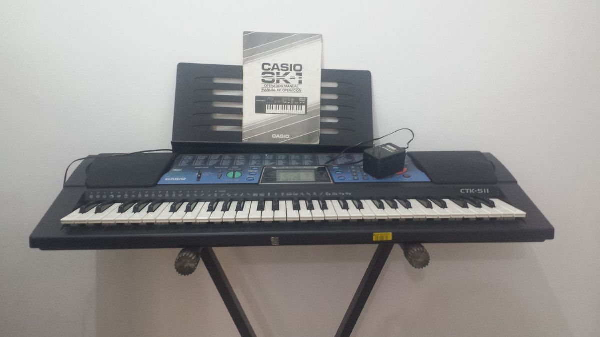 Teclado Cassio Sk1-ctk 511 | Item de Música Cassio Usado 34703490 | enjoei