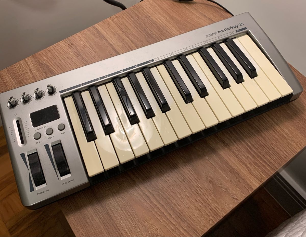 Teclado Controlador Midi Usb Acorn Masterkey 25 | Teclado p/ Computador Acorn Usado 50549726 ...