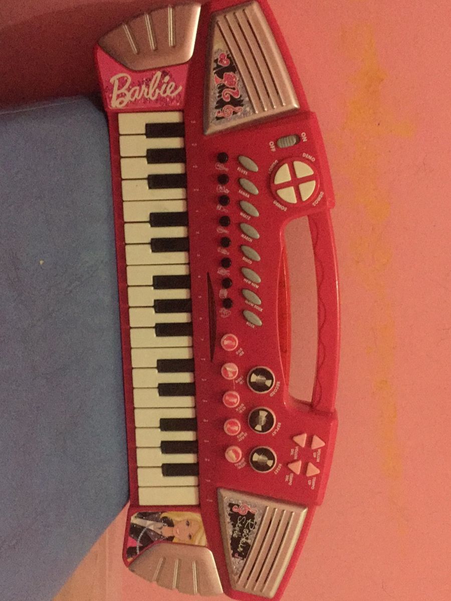 Teclado da Barbie Original | Brinquedo Fun Usado 51021357 | enjoei