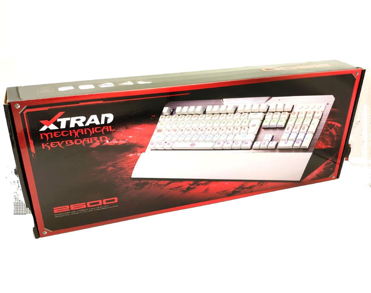 Teclado Gamer Jogos Pc Computador Mecânico Novo Xtrad + Suporte Pulso+ ...