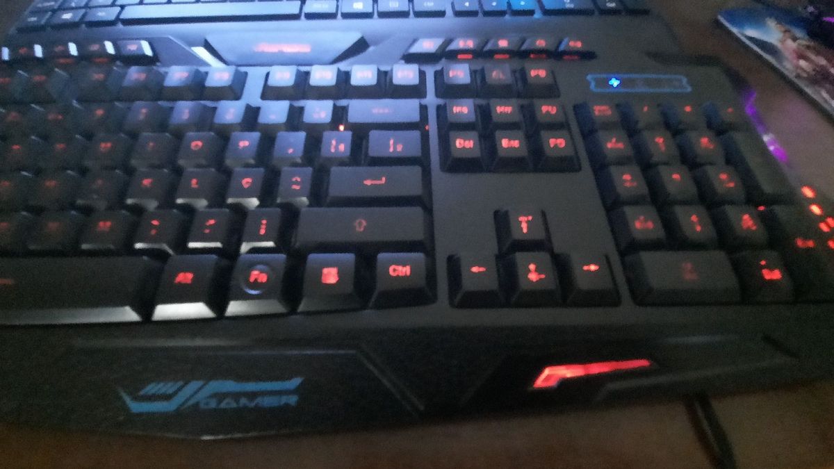 Teclado Gamer - Marca Verde | Teclado p/ Computador Verde Usado ...