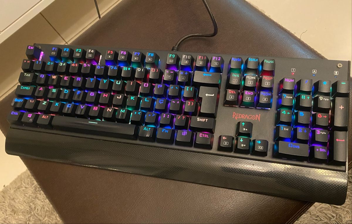 Teclado Gamer Red Dragon Kala Rgb | Teclado p/ Computador Reddragon ...