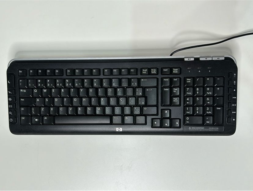 Teclado Hp Modelo 5189 Novo! | Mouse p/ Computador Hp Nunca Usado ...