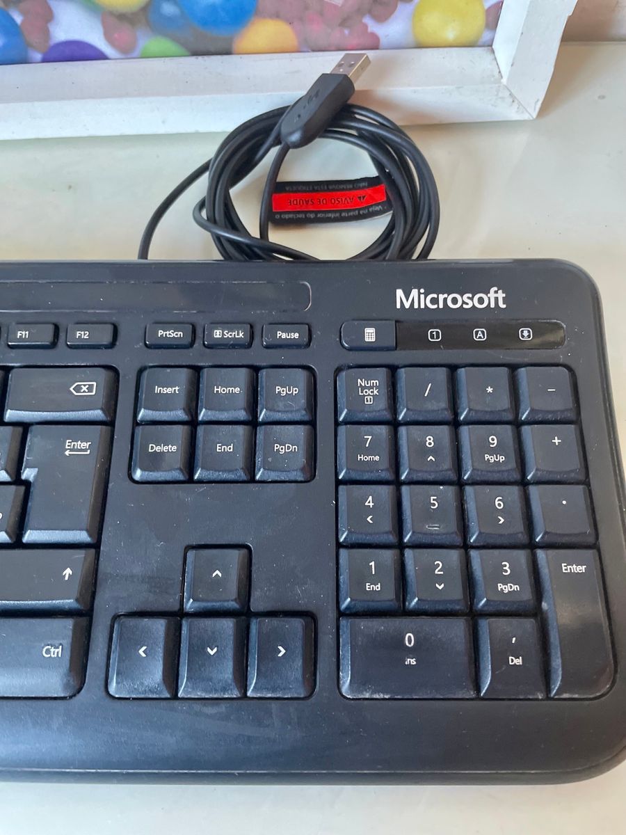 Teclado Microsoft 600 | Teclado p/ Computador Microsoft Usado 99061111 | enjoei