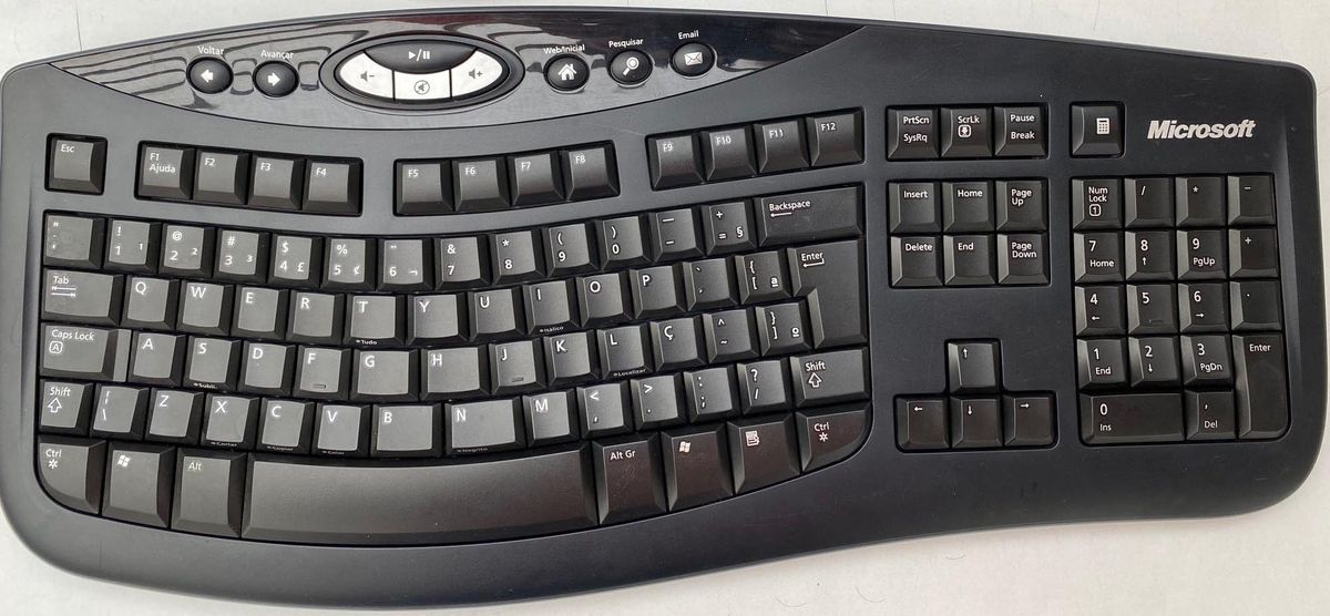 Teclado - Microsoft Wireless Keyboard 2000 | Teclado p/ Computador ...