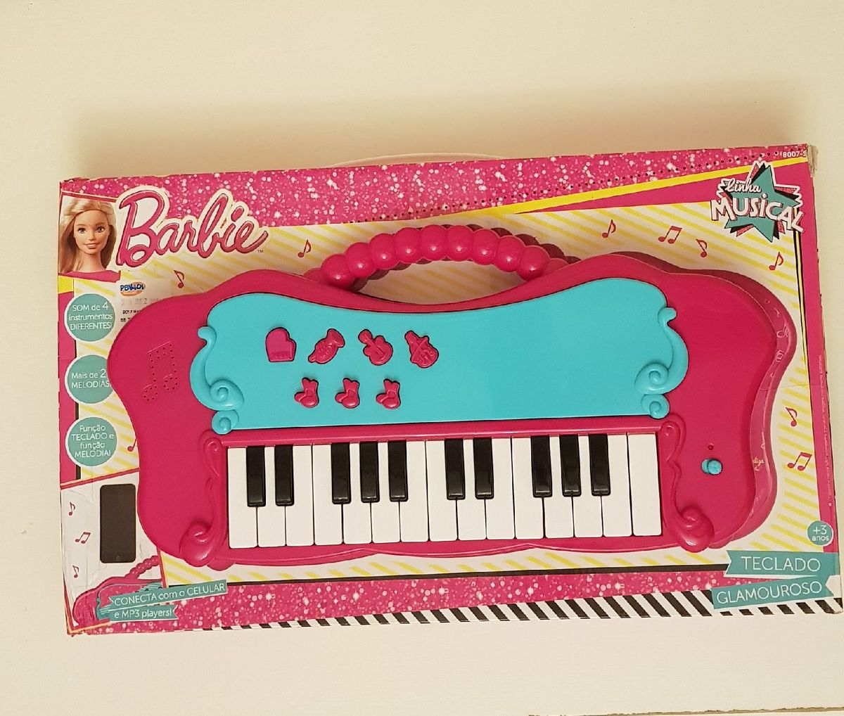 Teclado Musical Barbie | Brinquedo Fun Brinquedos Usado 67951197 | enjoei