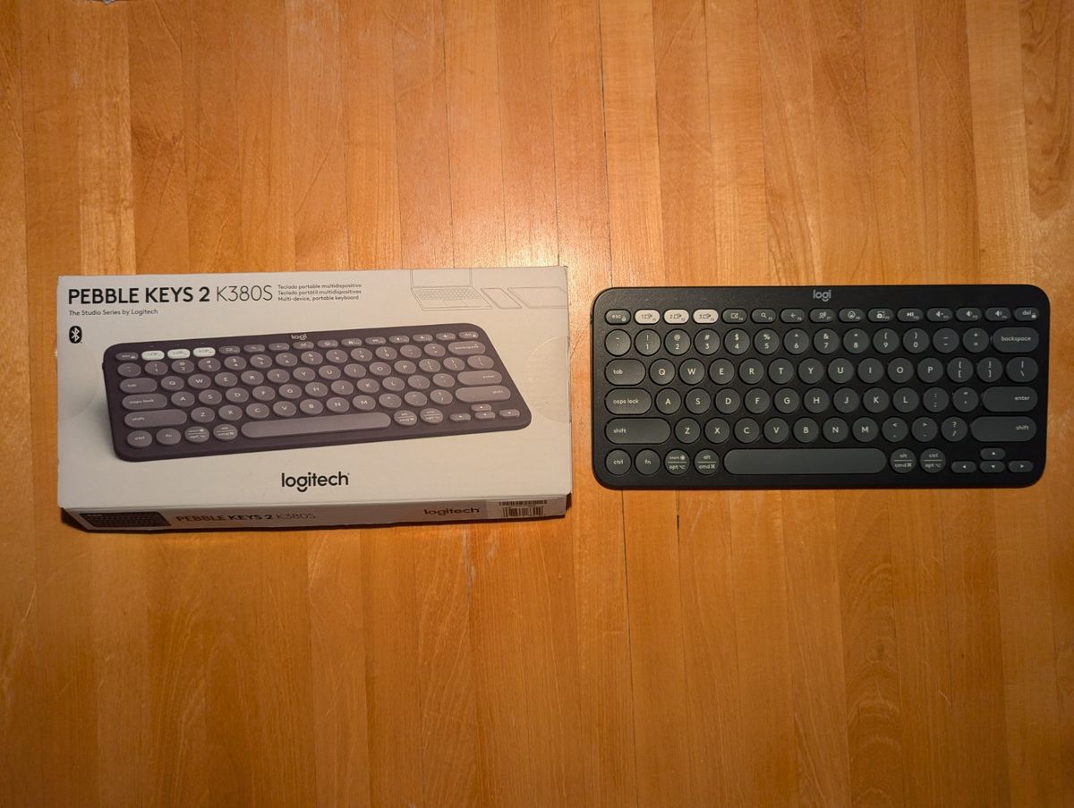 Teclado sem Fio Bluetooth Logitech Pebble Keys 2 K380s - Como Novo ...