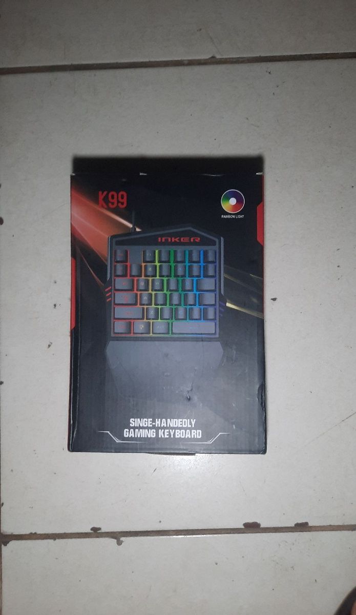 Teclado Singe-handedly Gaming Keyboard K99 | Teclado p/ Computador Rohs ...