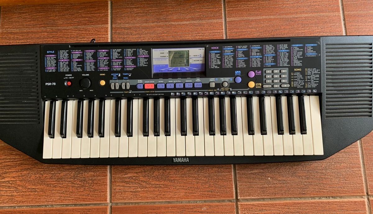 Teclado Yamaha Psr-78 (49 Teclas) | Teclado p/ Computador Yamaha Usado 71000781 | enjoei