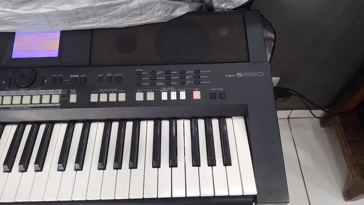 Teclado Yamaha Psr S650 | Teclado p/ Computador Yamaha Usado 84601680 ...