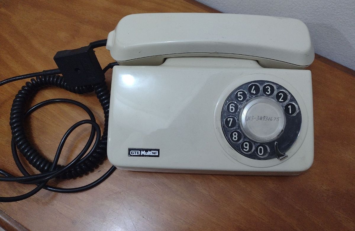 Telefone Antigo | Telefone Fixo Telebrás Usado 80751376 | enjoei
