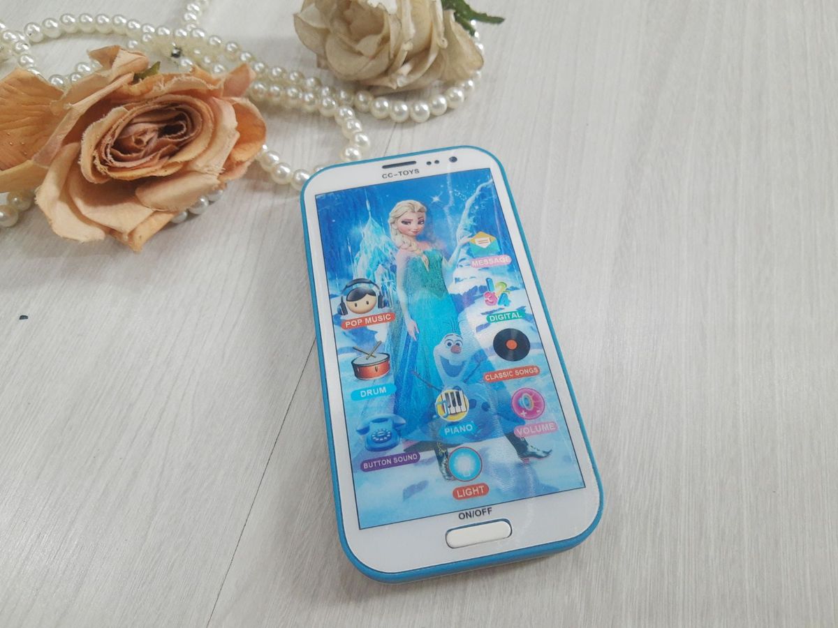 Telefone Infantil Frozen Disney | Brinquedo para Bebês Telefone ...