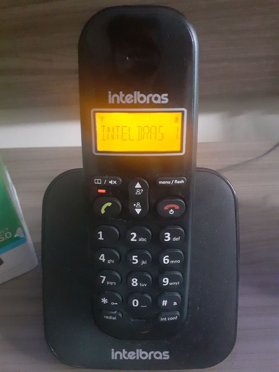 Telefone sem Fio Intelbras Semi Novissimo | Cacareco Intelbras Usado ...