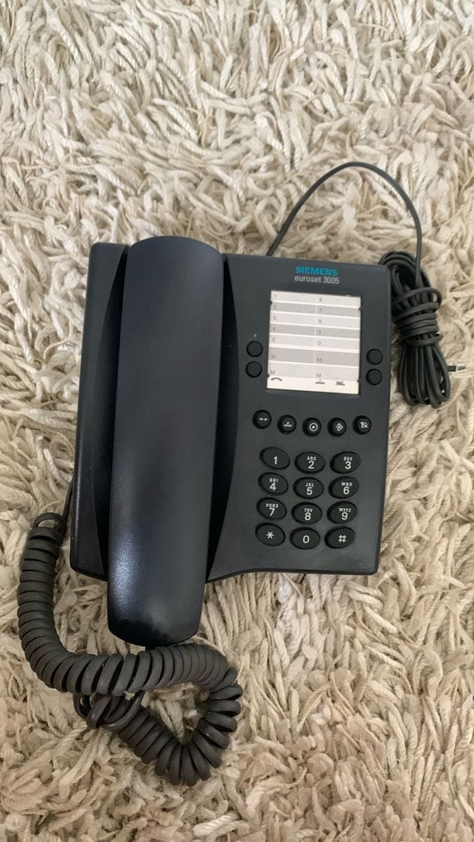 Telefone Siemens Euroset 3005 | Telefone Fixo Siemens Usado 95129252 ...