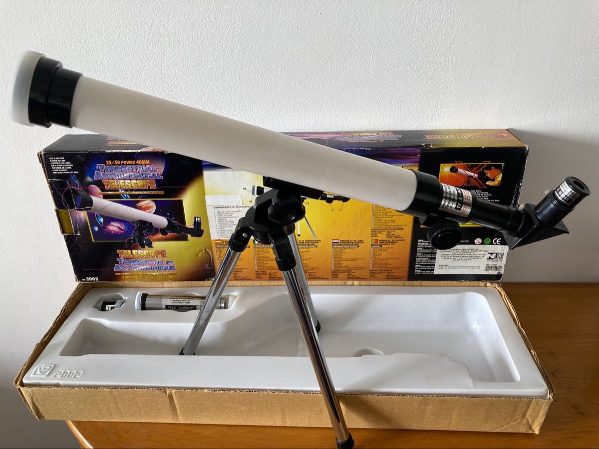 Telescópio Tele-science Astronômico Terrestre | Item Info & Eletro Tele ...