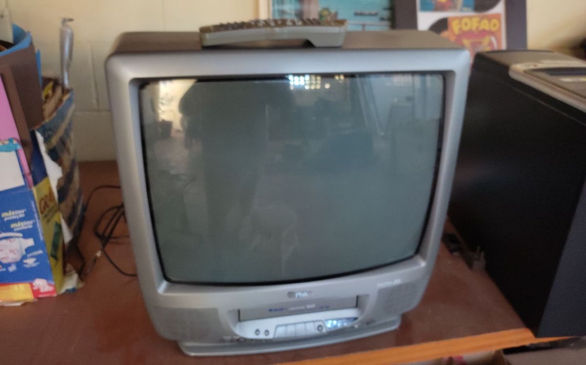 Televisão Antiga de Tubo | Item de Decoração Tv Canguru Antiga E Rara ...