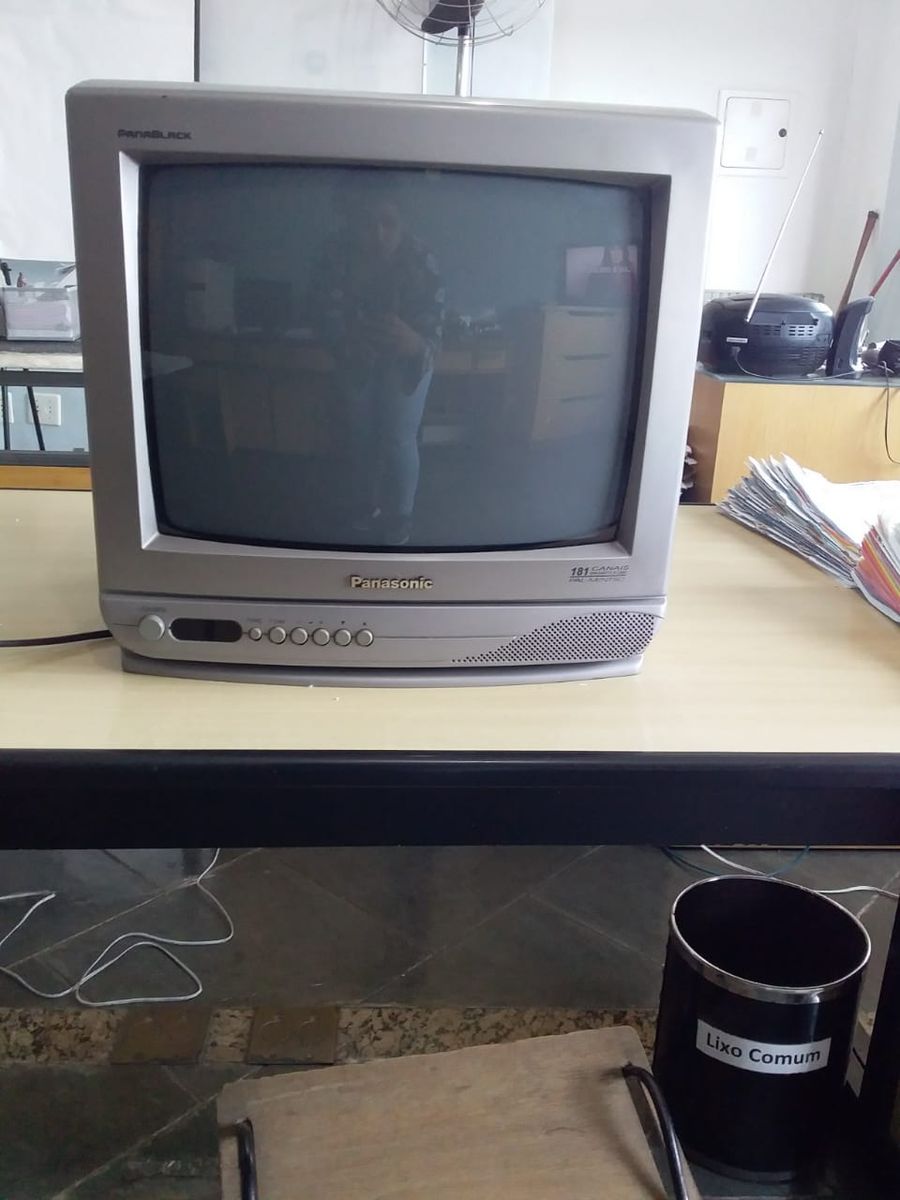 Televisão de Tubo 14 Polegadas Panasonic Usada | TV e Display Panasonic Usado 69286873 | enjoei